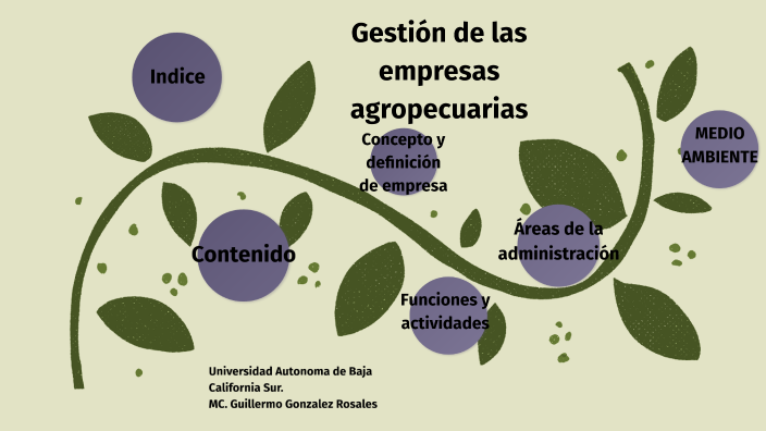 Gestión de las empresas agropecuarias by Manuela Garcia on Prezi