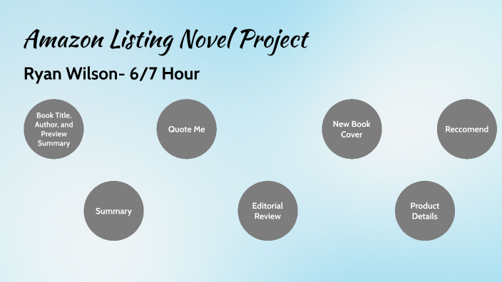 Amazon Book Report Listing by Ryan Wilson on Prezi
