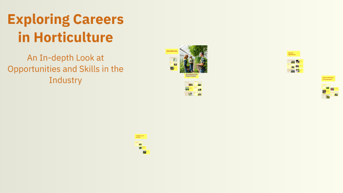 Exploring Careers in Horticulture by Will Smith on Prezi