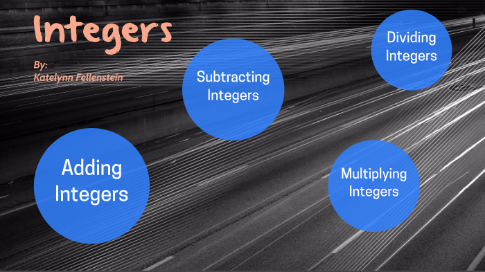 Integers project by Katelynn Fellenstein on Prezi