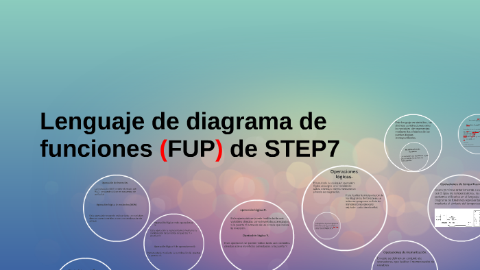 Lenguaje de diagrama de funciones (FUP) de STEP7 by alejandra ramirez ...