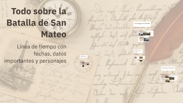 Todo sobre la Batalla de San Mateo by Kevin Murcia on Prezi