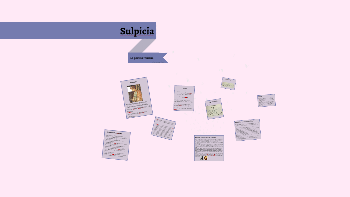 Sulpicia, poetisa romana by Patricia Ortega on Prezi