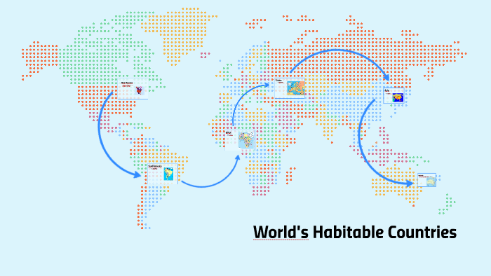 World's Habitable Countries by Jesse Mariscal