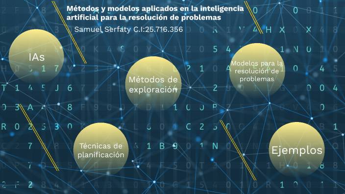 Métodos y modelos aplicados en la inteligencia artificial para la ...