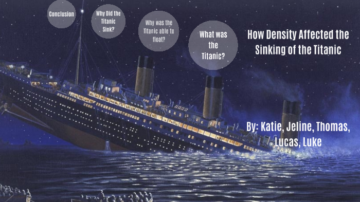 Titanic- science Project by luke taylor on Prezi