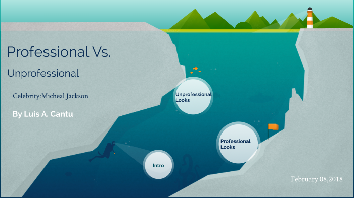 Professional Vs. Unprofessional by Luis Cantu on Prezi