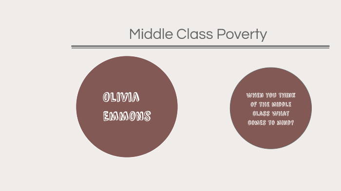 Middle Class Poverty by olivia emmons on Prezi