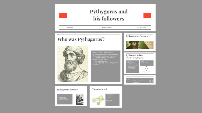 Pythagoras and his followers by Russel Yarde on Prezi