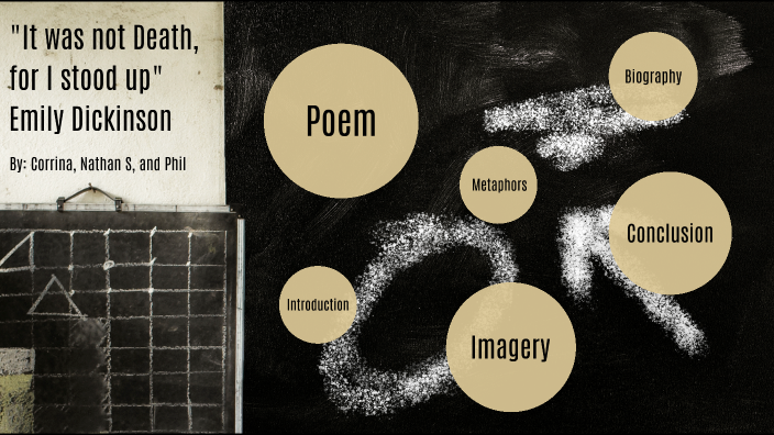 "It was not Death, for I stood up" Emily Dickinson by Corrina Wagner on ...