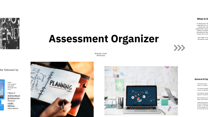 Assessment Organizer by Brandon Cook on Prezi