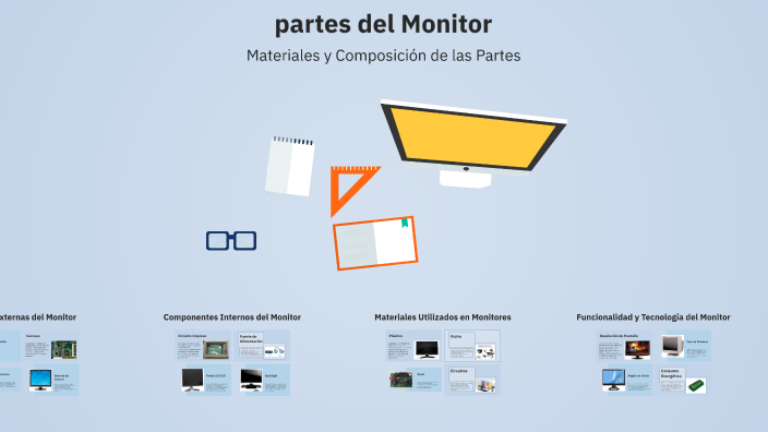 una presentacion de puras imagenes de las partes de el monitor de una ...