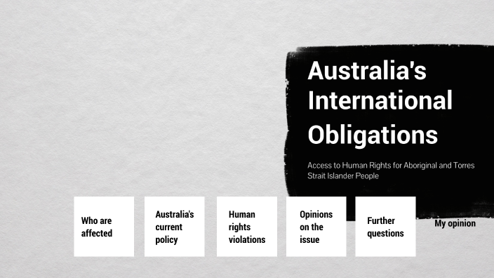 Australia's International Obligations by Sophie Waters on Prezi