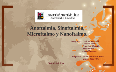 Anoftalmia, Sinoftalmia, Microftalmo y Nanoftalmo by Paola Pinilla ...