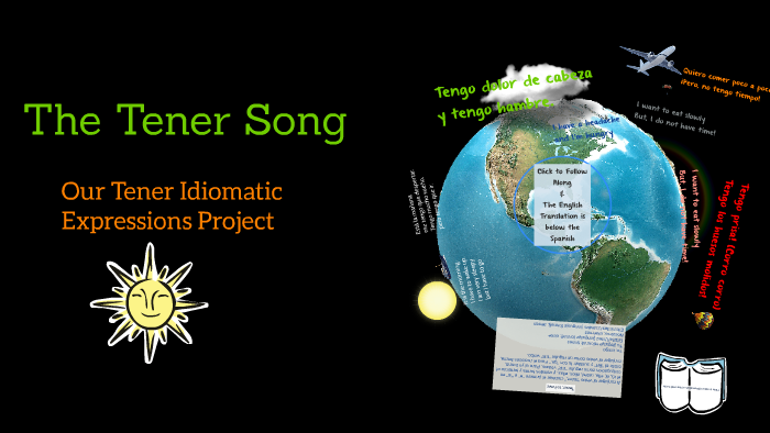 The Tener Song- Our Tener Idiomatic Expressions Project by Khallela ...