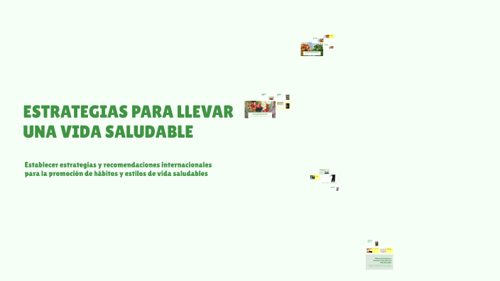 ESTRATEGIAS PARA LLEVAR UNA VIDA SALUDABLE by Nayleth Andrea Espinosa ...