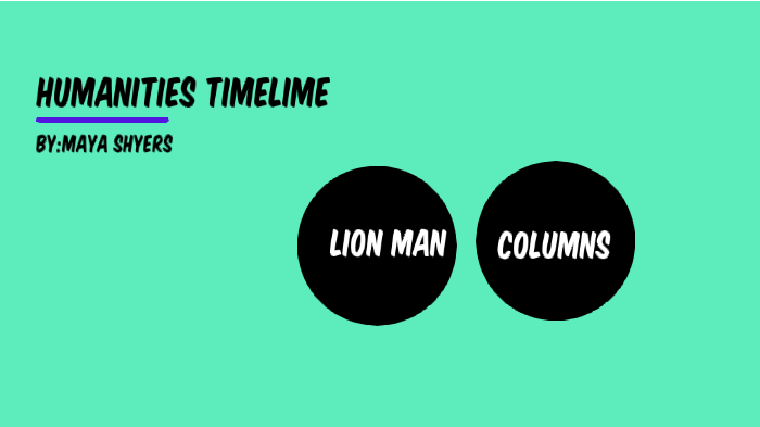 Humanities template timeline by Maya Shyers on Prezi