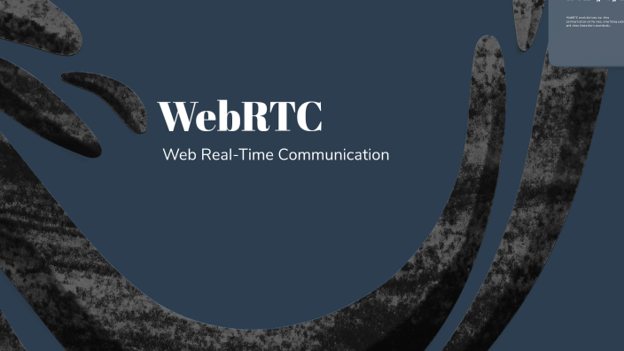 Introduction to WebRTC by MuthuJaya S on Prezi