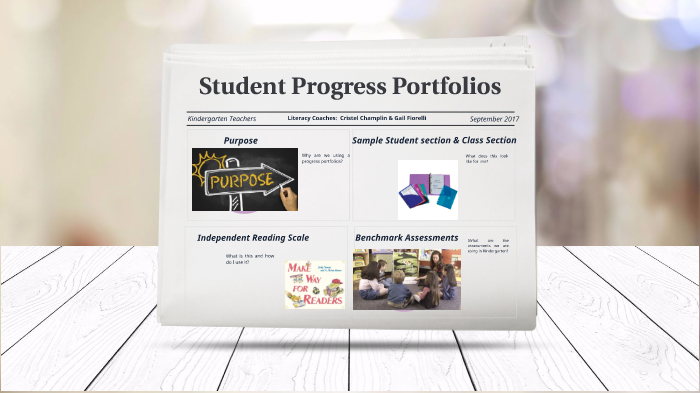 Student Progress Portfolios by on Prezi
