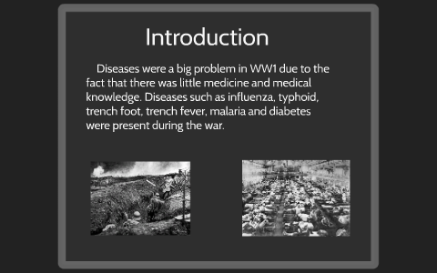 Diseases in WW1 by matthew adamo on Prezi