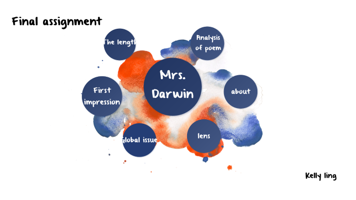 Final assighment poem analysis : Mrs. Darwin by Kelly Ling on Prezi