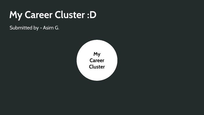 Career Cluster by Asim Gurung on Prezi