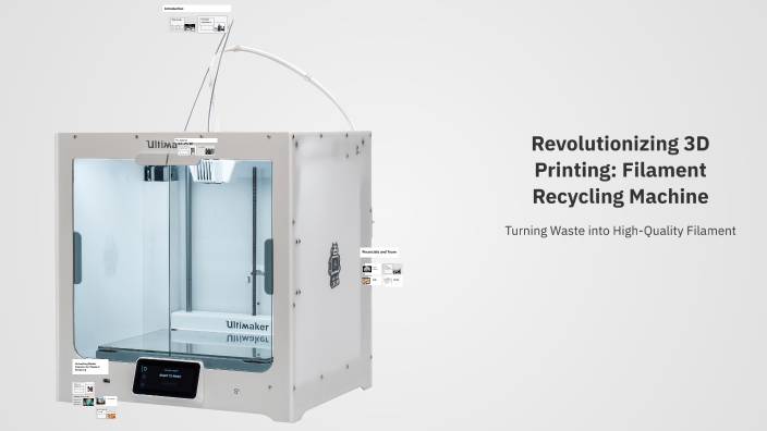 Revolutionizing 3D Printing: Filament Recycling Machine by emre basot ...