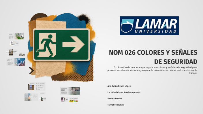 NOM 026 COLORES Y SEÑALES DE SEGURIDAD by Ana belen Reyes lopez on Prezi