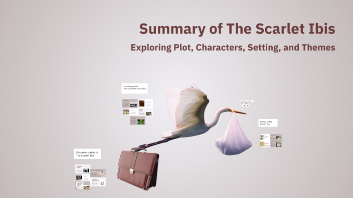 Summary of The Scarlet Ibis by Marlene Roman on Prezi