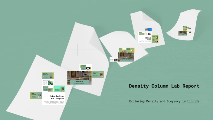 1.Density Column Lab Report by DM - 08MC 962568 Treeline PS on Prezi