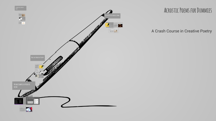 Acrostic Poems for Dummies by Janie Bédard on Prezi