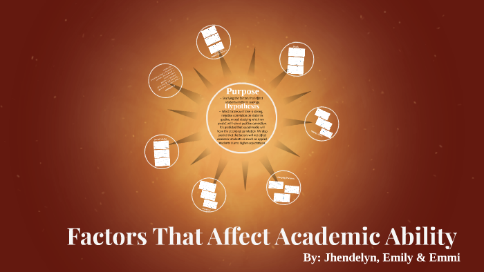 Factors That Affect Academic Ability by Emily O'Hara on Prezi