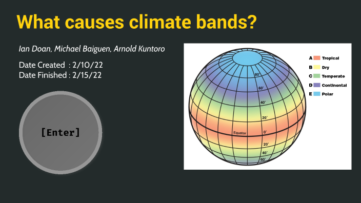 What causes climate bands? by Ian Doan on Prezi