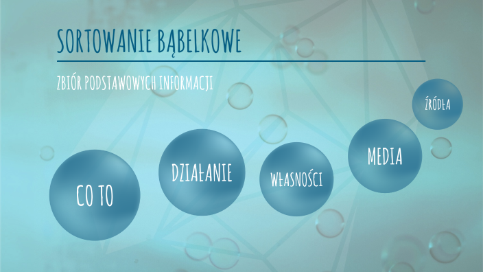 SORTOWANIE BĄBELKOWE by Froggy Fiodorow on Prezi