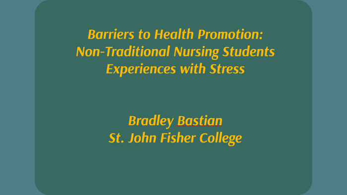 Barriers to Health Promotion: by Bradley Bastian on Prezi