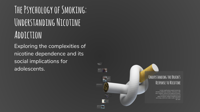 The Psychology of Smoking: Understanding Nicotine Addiction by Dileep ...