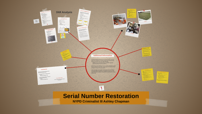 Serial Number Restoration by Ashley Chapman on Prezi