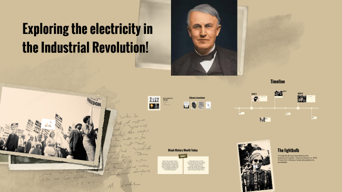 Exploring the electricity in the industrial revolution! by Ella Carnel ...
