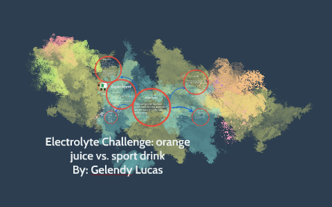 electrolyte Challenge: orange juice vs. sport drink by glendy lucas on ...