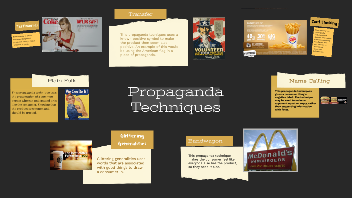 Propaganda Techniques by Katie Kruger on Prezi