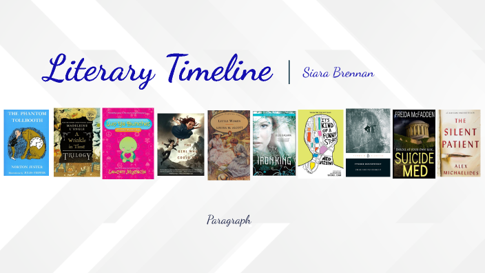 Literary Timeline by Siara Brennan on Prezi