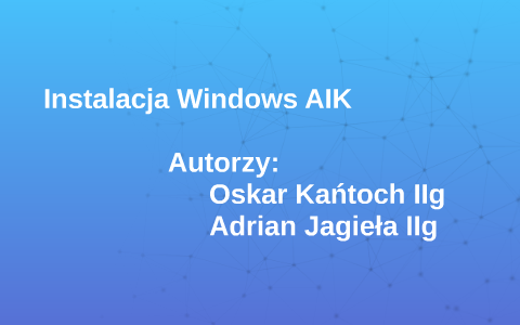 Tworzenie nośnika zawierającego Windows PE by Kapitan Bomba on Prezi