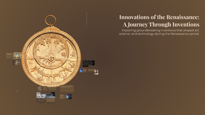 Innovations of the Renaissance: A Journey Through Inventions by jacob ...