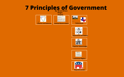 7 Principles of Government by Brock W on Prezi