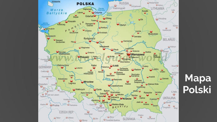 Mapa Polski by Ola L on Prezi