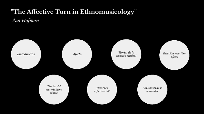 The Affective Turn in Ethnomusicology by Mariano Ferrari on Prezi