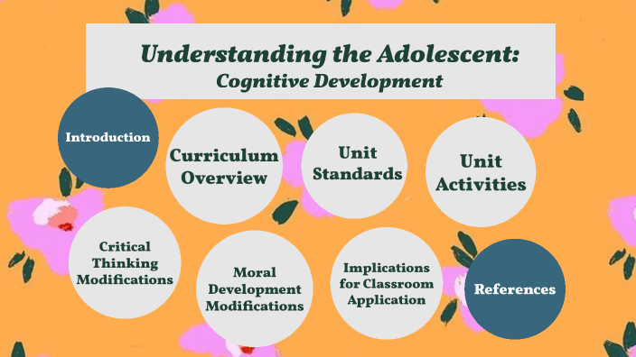 Understanding the Adolescent: Cognitive Development by Sydney ...