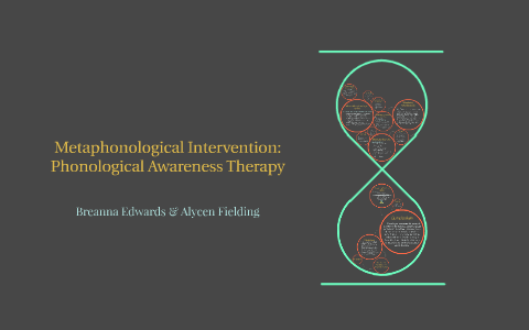 Metaphonological Intervention: Phonological Awareness by Alycen ...