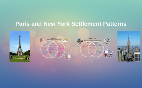Paris and New York settlement patterns by on Prezi