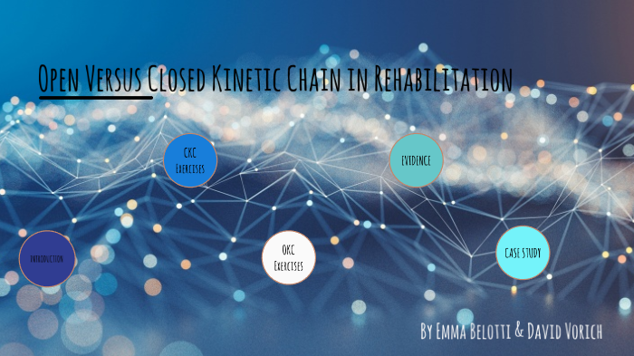 Open Versus Closed Kinetic Chain Movement in Rehabilitation by Em ...